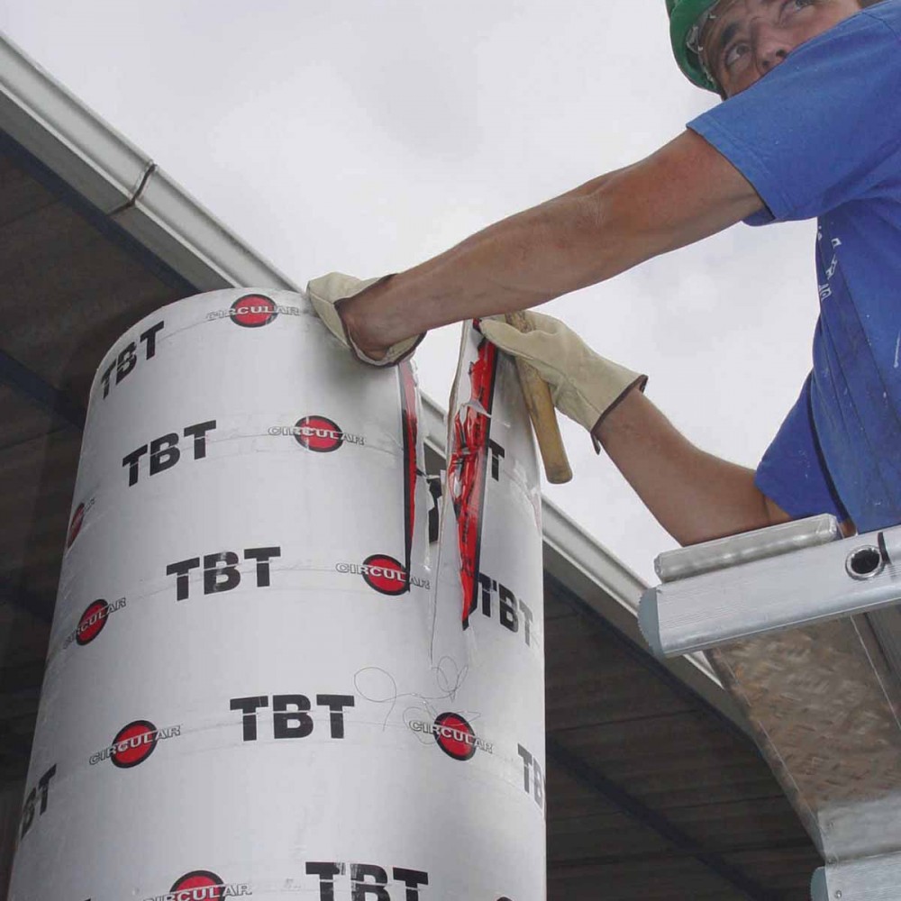 Tube de coffrage TBT Ø 500 mm spiralé - Lg 4 ml - Cofrasud