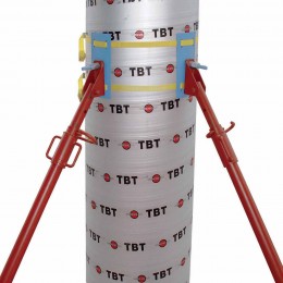 Tubes de coffrage carton tbt à usage unique - Cofrasud